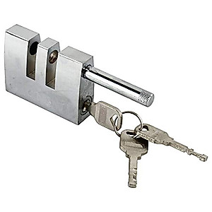 Yaetek 9 Holes Brake Pedal Lock Security Car Auto Stainless Steel Clutch Lock Anti-Theft Device