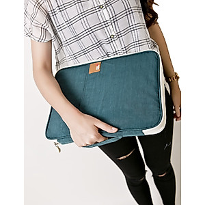 mygreen Universal Travel Case for A4 Document and Small Electronics and Accessories -Dark Green