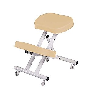 Master Massage Healthy-Star-Program Steel Posture Kneeling Chair Cream, 1count
