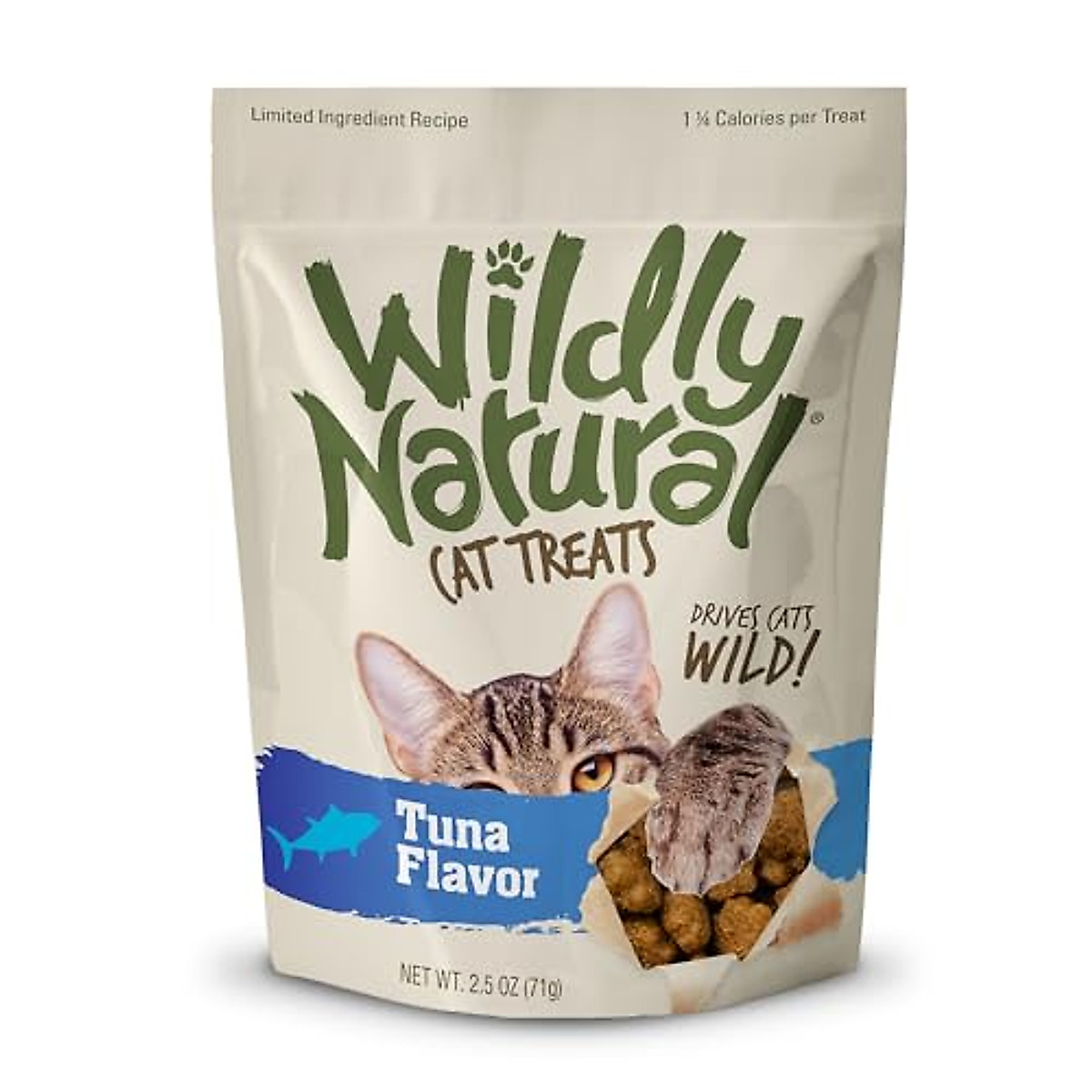 Wildly Natural Cat Treats, Tuna Flavor, 2.5 oz
