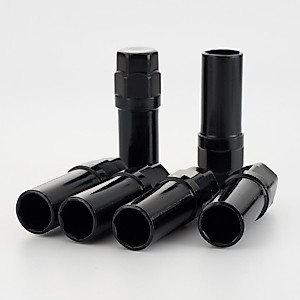 BESULEN 6+7 Point Spline Lug Nut Socket, 2 PCS Car Wheel Lock Removal Tool Kit, 6 Spline for 17.5mm Inner Diameter 7 Spline for 16.5mm Inner Diameter, Lug Nut Key Replacement, Car Accessories