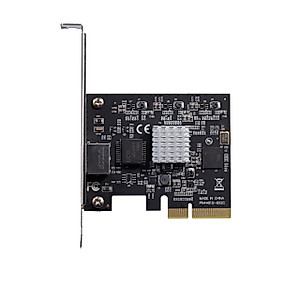 StarTech.com 1 Port PCI Express 10GBase-T/NBASE-T Ethernet Network Card - 5-Speed Network Support: 10G/5G/2.5G/1G/100Mbps - PCIe 2.0 x4 (ST10GSPEXNB)