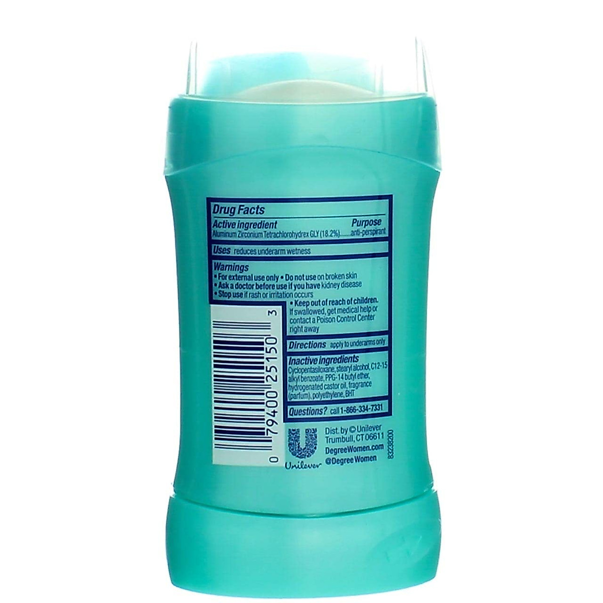 Degree Women Antiperspirant Deodorant Stick, Sheer Powder 1.6 oz