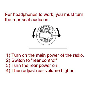 Pilot Odyssey Wireless DVD Headphones Compatible with 2006 2007 2008 2009 2010 2011 2012 2013 2014 2015 2016 2017 2018 2019 2020 and 2021 Model Years