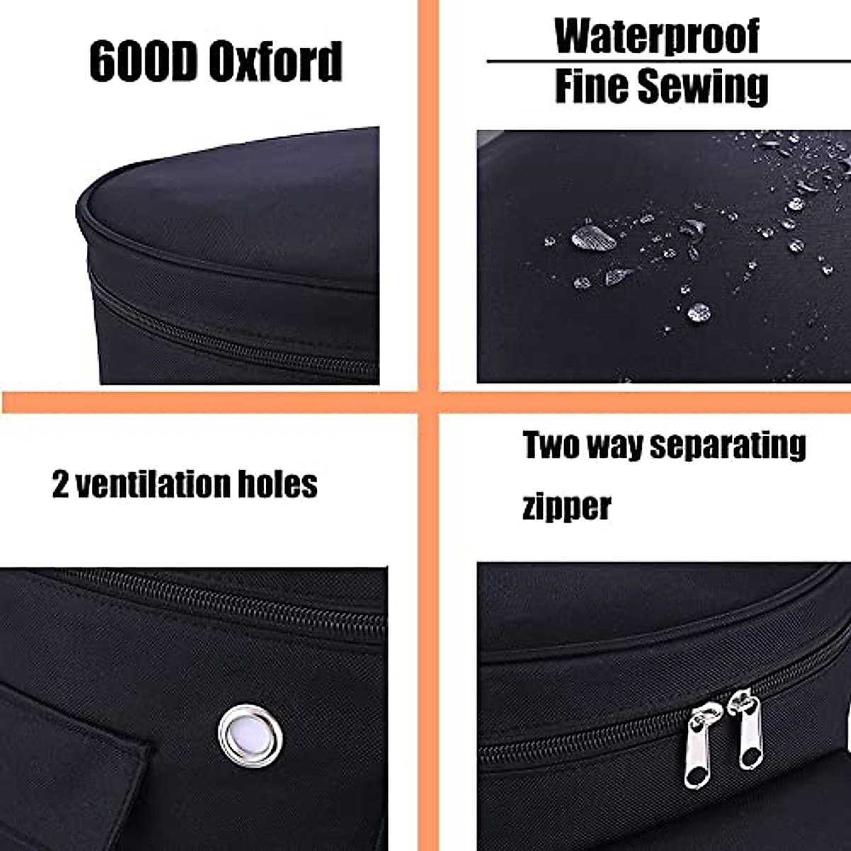 Kovshuiwe 600D Heavy Duty Propane Tank Cover Fits Standard 20 lb Tank Cylinder, Outdoor Propane Tank Storage Cover with Stable Tabletop Feature UV Weather Resistant 12.5" Dia x 18.5" H