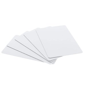 200 Pack - Premium Blank PVC Cards for ID Badge Printers - Graphic Quality White Plastic CR80 30 Mil (CR8030) by Specialist ID - Compatible with Most Photo ID Badge Printers (White)