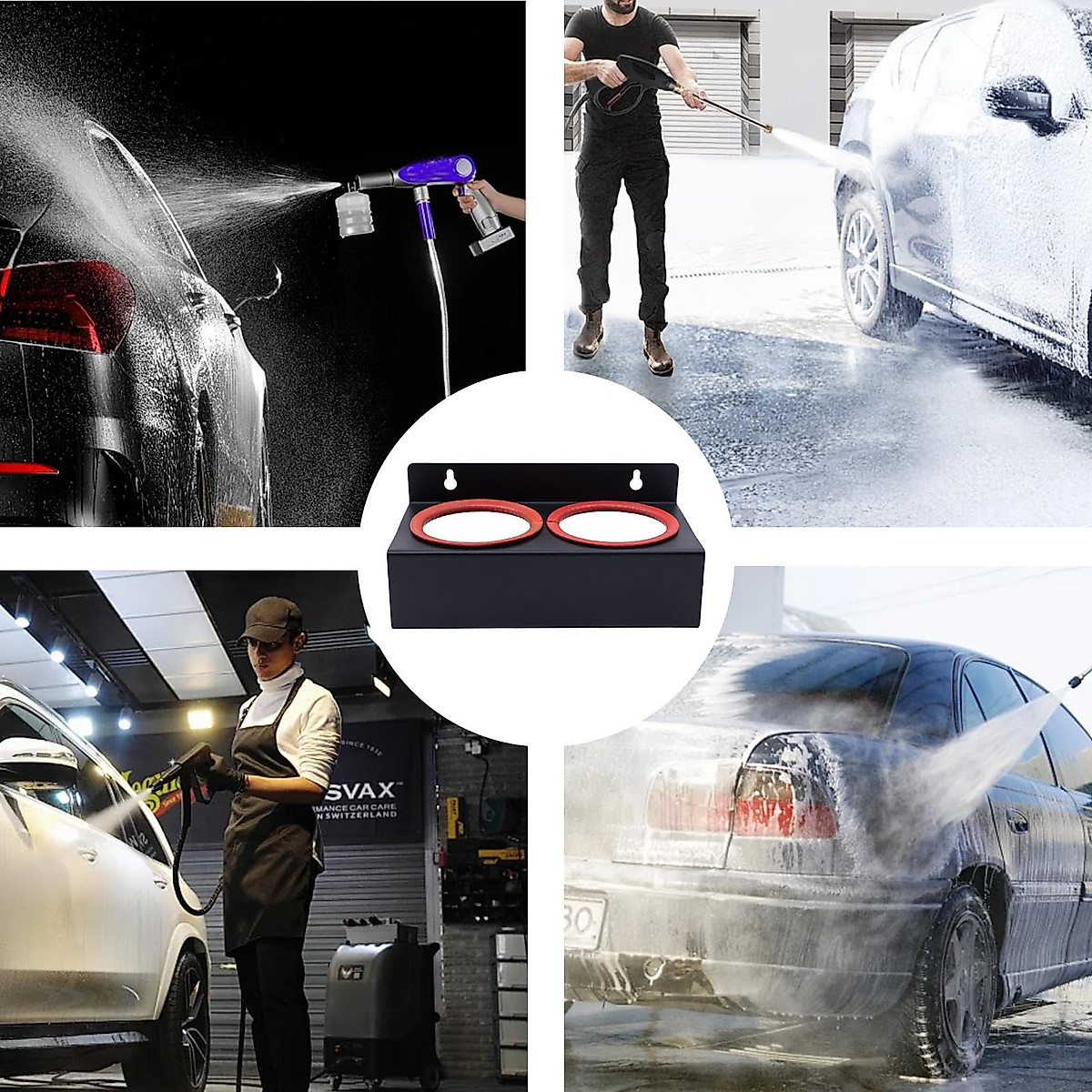 Car Spray Bottle Holder, Wall-Mounted Spray Bottle Rail, Heavy-Duty Spray Bottle Hanger, Garage Bottle Organizer, Car Detailing Spray Holder, Sturdy Spray Bottle Rack, Detailing Accessory Organizer, S