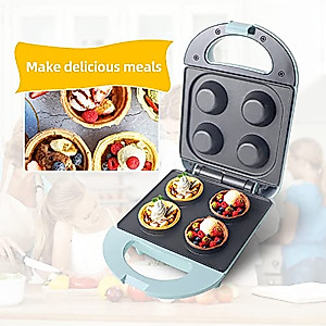 Aoruru Mini Waffle Bowl Maker 4 Belgium Waffle Bowls
