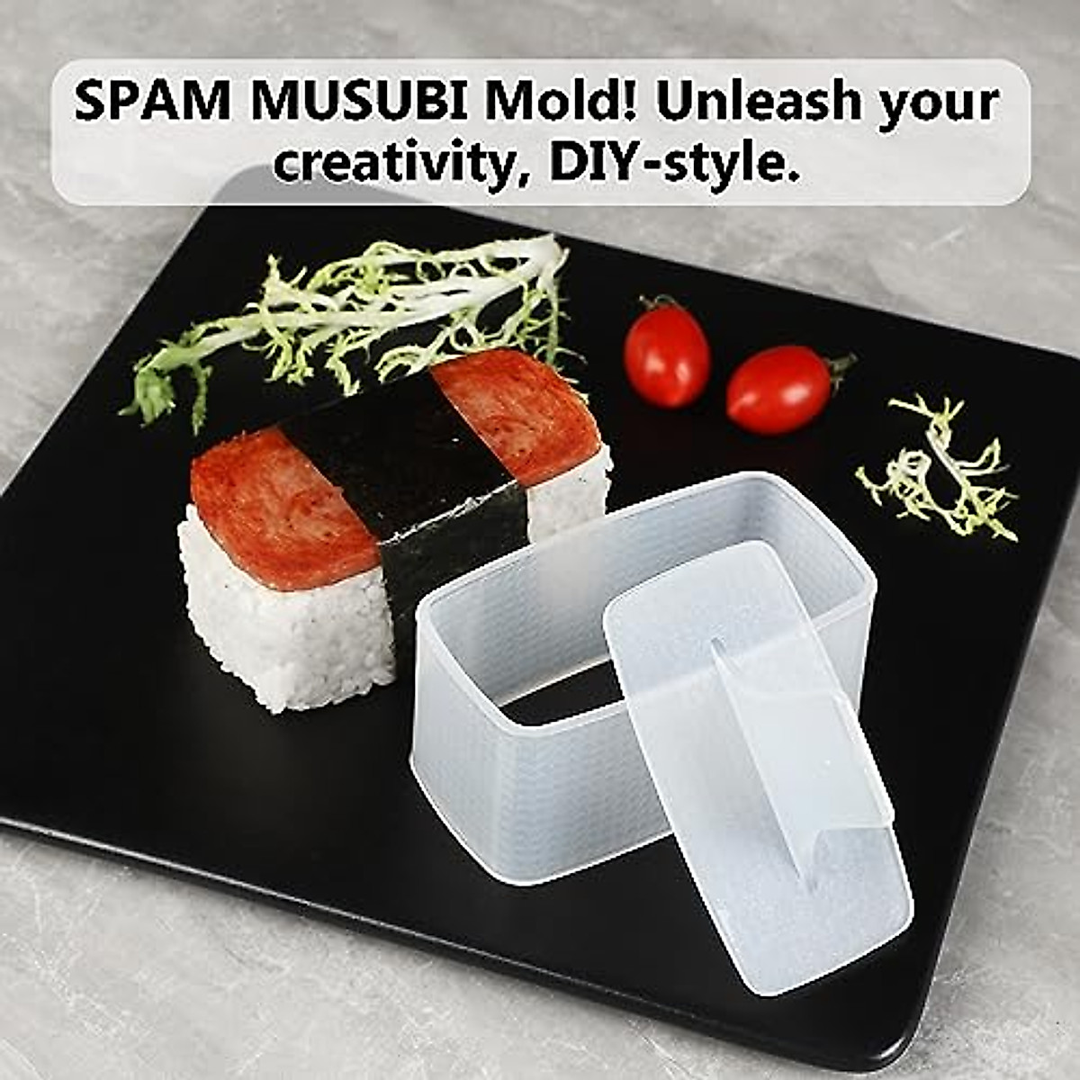 Spam Musubi Mold, Musubi Maker Press 2 Pack with Luncheon Meat Slicer ...