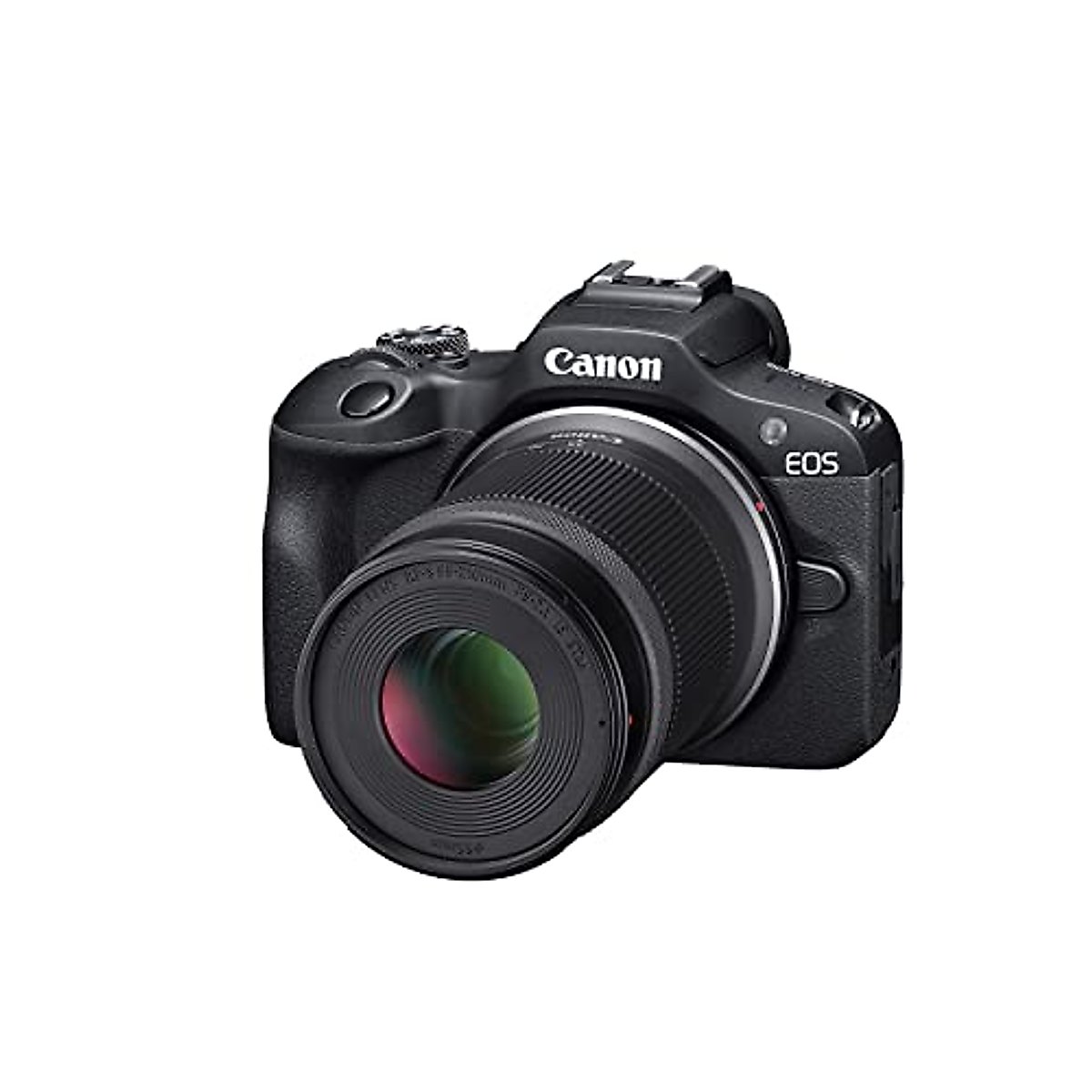 Canon EOS R100 RF-S18-45mm F4.5-6.3 is STM & RF-S55-210mm F5-7.1 is STM Lens Kit, Mirrorless Camera, RF Mount, 24.1 MP, Continuous Shooting, Full HD Video, 4K, Lightweight, Wi-Fi, Content Creation