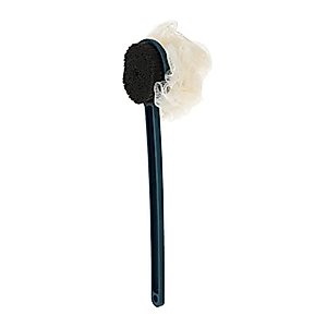 Beavorty Bath Ball Bath Brush Bath Cleaner Brush Bath Scrubber Bath Loofah Body Exfoliating Brush Back Scrubber for Shower Bath Body Brush Bathroom Brush Two-in-one Scrub Bath Tool Back Pad