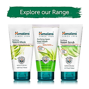 Himalaya Purifying Neem Mask for Deep Cleaning, to Reduce Acne & Leave a Clean, Clear Complexion, 5.07 oz