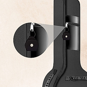 Performore Guitar Pick Keychain Holder, 2 Pcs Multicolor Leather Guitar Pick Holders with Metal Snap Closure, Store and Organize Music Accessories for Musicians