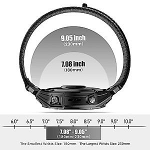 20mm 22mm Nylon Quick Dry Watch Band for Garmin Fenix 8 43mm 47mm 51mm /Fenix E/Fenix 7/Fenix 6/Fenix 5/Epix Pro/Instinct, Quick-Fit 20 22 26 Watch Band Strap for Garmin
