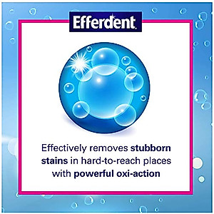 Efferdent Anti-bacterial Denture Cleanser, 2-Pack