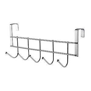 Garneck Over The Door Hook Stainless Steel Door Hanger Towel Rack Door Coat Rack Hanger for Hanging Clothes Towels Coats Hat