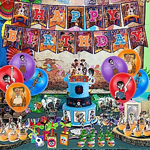Coco Birthday Party Supplies, Coco Cartoon Themed Party Supplies