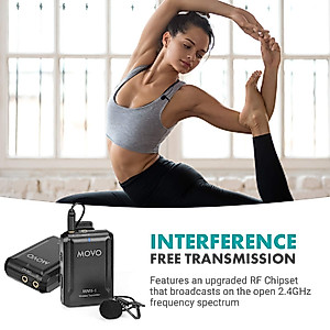 WMX-1 Lightning Connector Dongle Bundle - Wireless Lavalier Microphone Compatible with Apple iPhone, iPad Smartphones and Tablets - Optimized for Microphones/Pro Audio