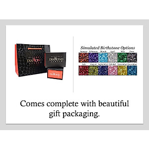 Central Diamond Center 925 Sterling Silver Lucita Solitaire Birthstone Ring w/Simulated Birthstone - March - Size 8