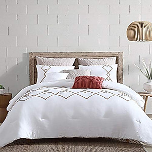 Modern Threads 8 Piece Tufted All Season Down Alternative Comforter Set Bedding with Matching Shams, Decorative Pillows Kalene Queen