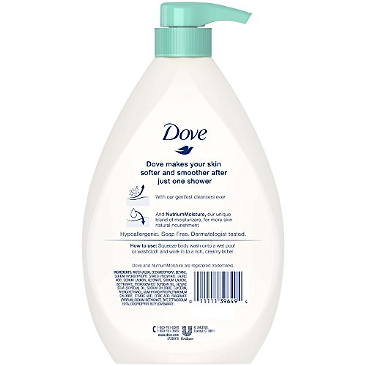 Dove Body Wash - Sensitive Skin - 34 oz