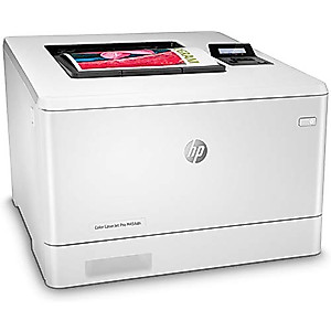 HP Color LaserJet Pro M454dn Printer, Double-Sided Printing & Built-in Ethernet (W1Y44A) White