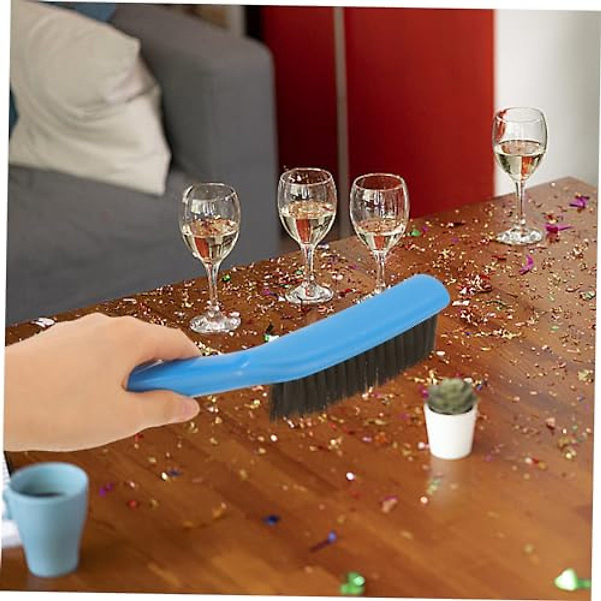 HONMEET 1 Set Car Air Small Cleaning Brush Car Cleaning Brush Interior Plastic Blue Pool Table Cleaning Kit