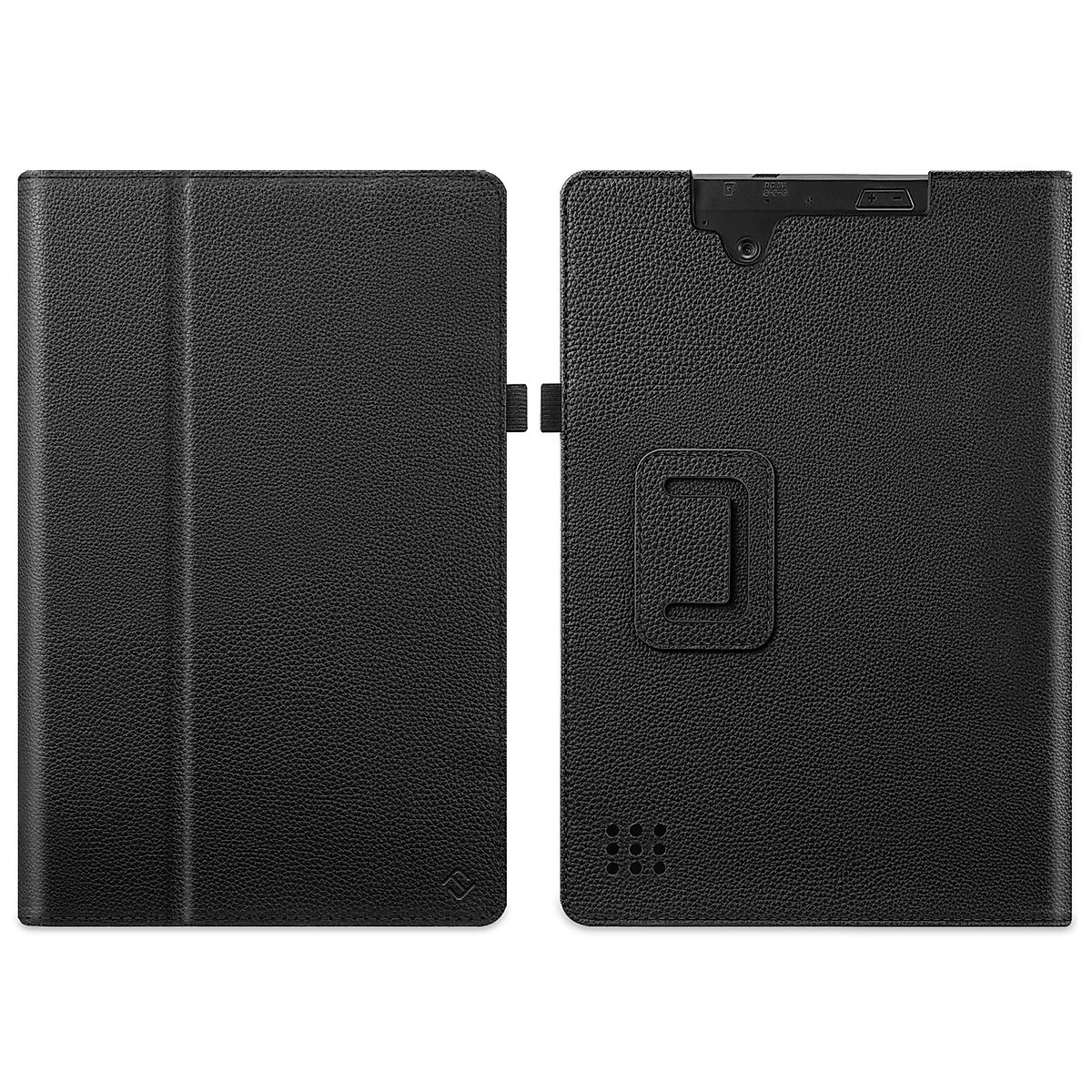 Fintie Case for RCA 11 Delta Pro 11.6 inch / 2019 RCA Galileo Pro 11.5" RCT6513W87DK5E 2-in-1 Tablet - Slim Fit Premium Vegan Leather Folio Protective Stand Cover with Pencil Holder (Black)