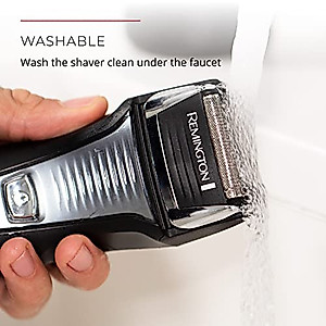 Remington Foil Shaver, Electric Razor for Men, Cordless Rechargeable with Pop Up Trimmer, Pivot & FlexFoil Technology, Lightweight Handheld Design, Black