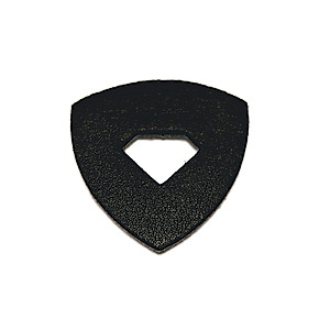 Leather Ukulele Picks with Diamond-Shaped Cutout Hole for Enhanced Grip Never Drop your Pick while Playing also works as a Guitar Pick or Bass Pick 100% Genuine Leather 4-Pack