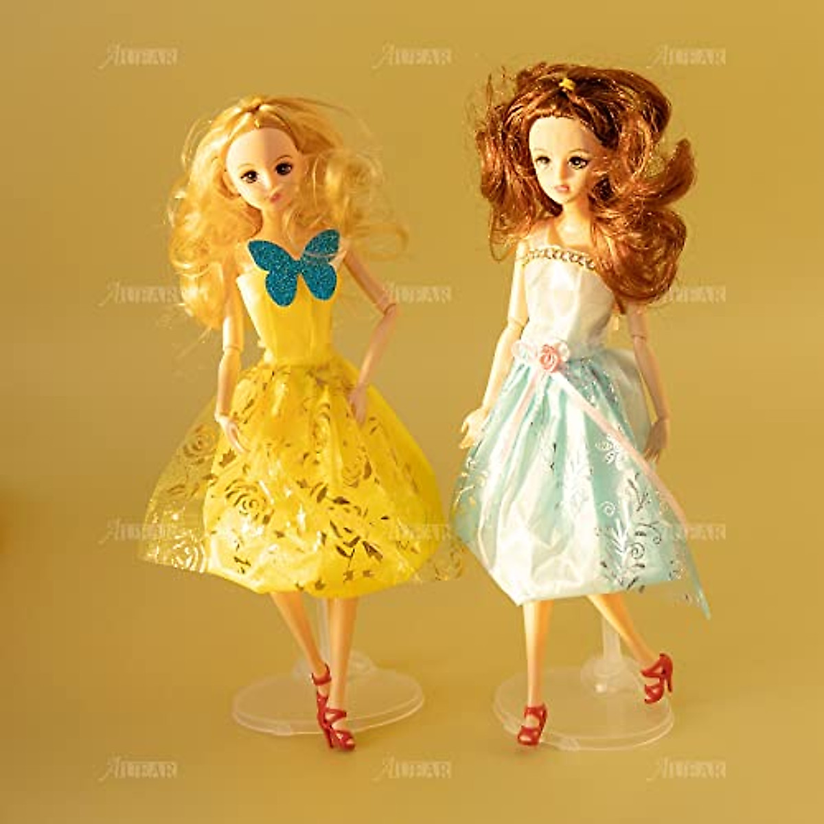 AUEAR, 10 Pack Stands Display Holder Support for 11" to 13" Stent Model Stand Accessories (Transparent)