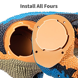 Remote Control Dinosaur T-rex Toys for Kids 3-5 Years, Rechargeable Electric Walking Robot Dinosaur with LED Lights & Sounds, Simulation T-rex RC Dinosaur Toy Gift for Boys Girls