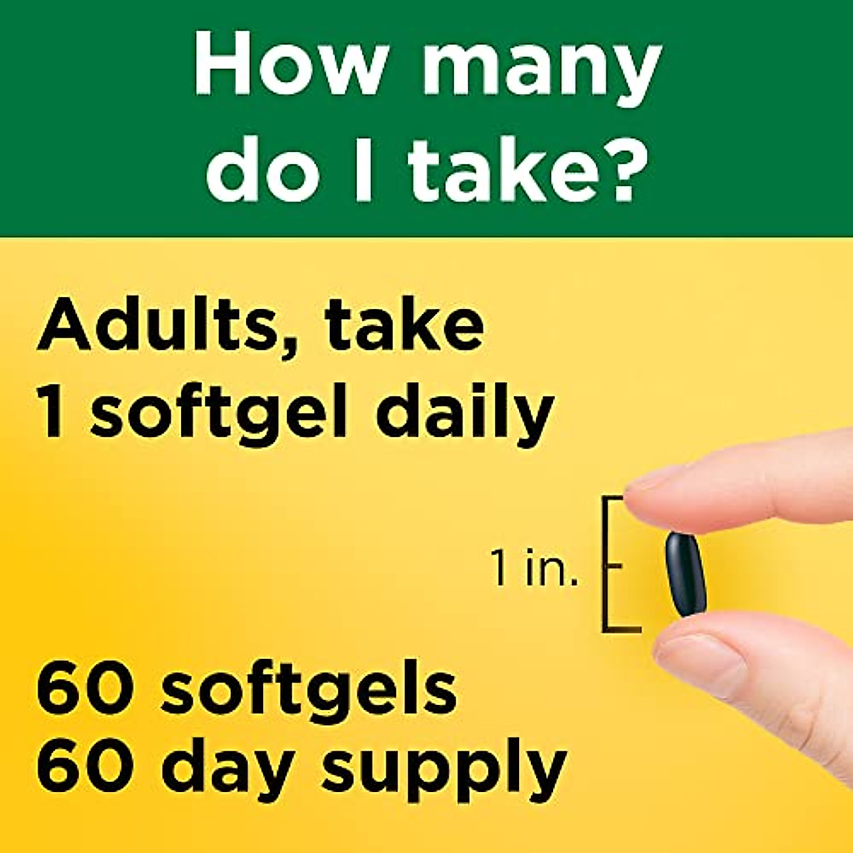 Nature Made Extra Strength Magnesium Oxide 400 mg, Dietary Supplement for Muscle, Nerve, Bone and Heart Support, 60 Softgels, 60 Day Supply