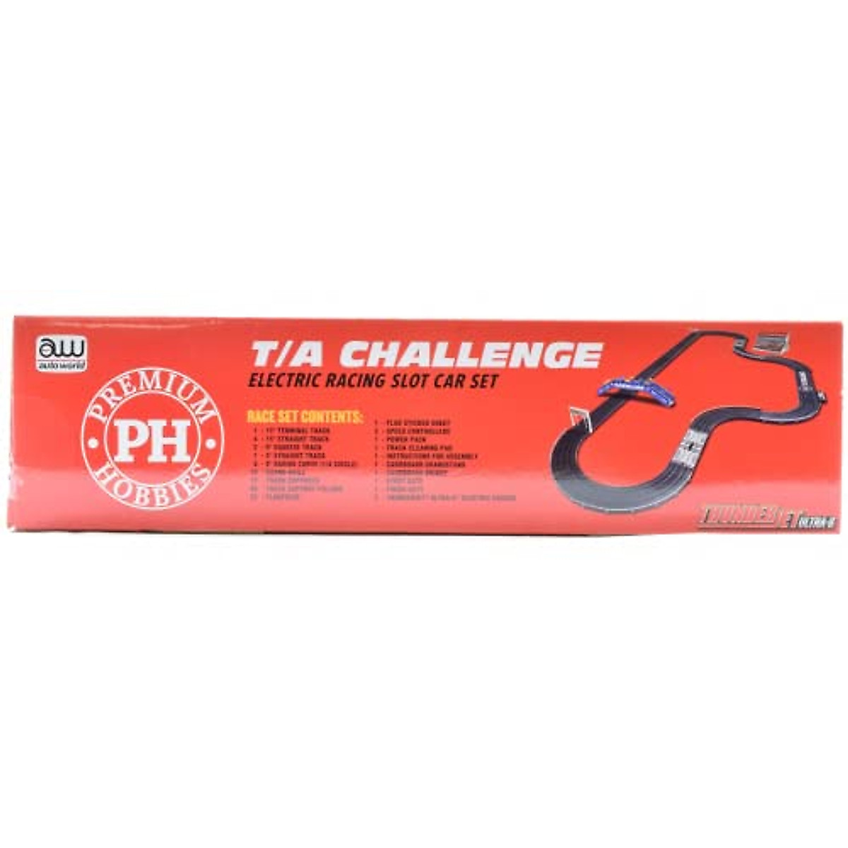 Auto World/Premium Hobbies T/A Challenge Mustang VS Camaro HO Scale Slot Car Race Set CP7973