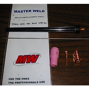 WP20-25R TIG TORCH"TIGMASTER" WATER-COOLED 250AMP - MADE IN USA (1)