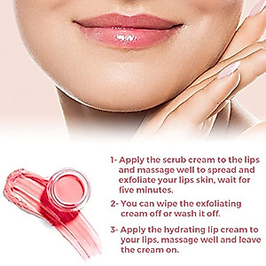 Strawberry Mask for Lip, Moisture & Collagen Booster Lip Sleeping Mask , Treatment to Restore, Hydrate & Plump Dry, Chapped Lips , Strawberry Mask for All Lip Types Women