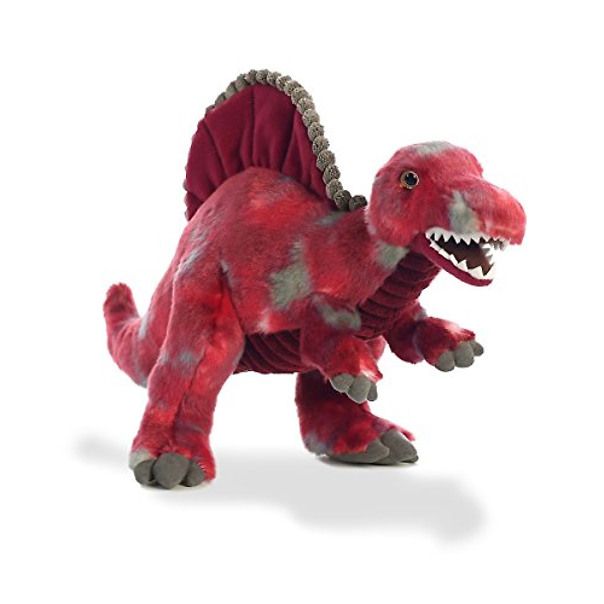 Aurora® Ferocious Dinos & Dragons Spinosaurus Stuffed Animal - Prehistoric Fun - Cuddly Companions - Red 17.5 Inches