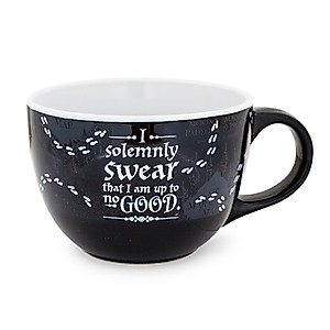 Silver Buffalo Harry Potter Marauder's Map Ceramic Soup Mug | 24 Ounces