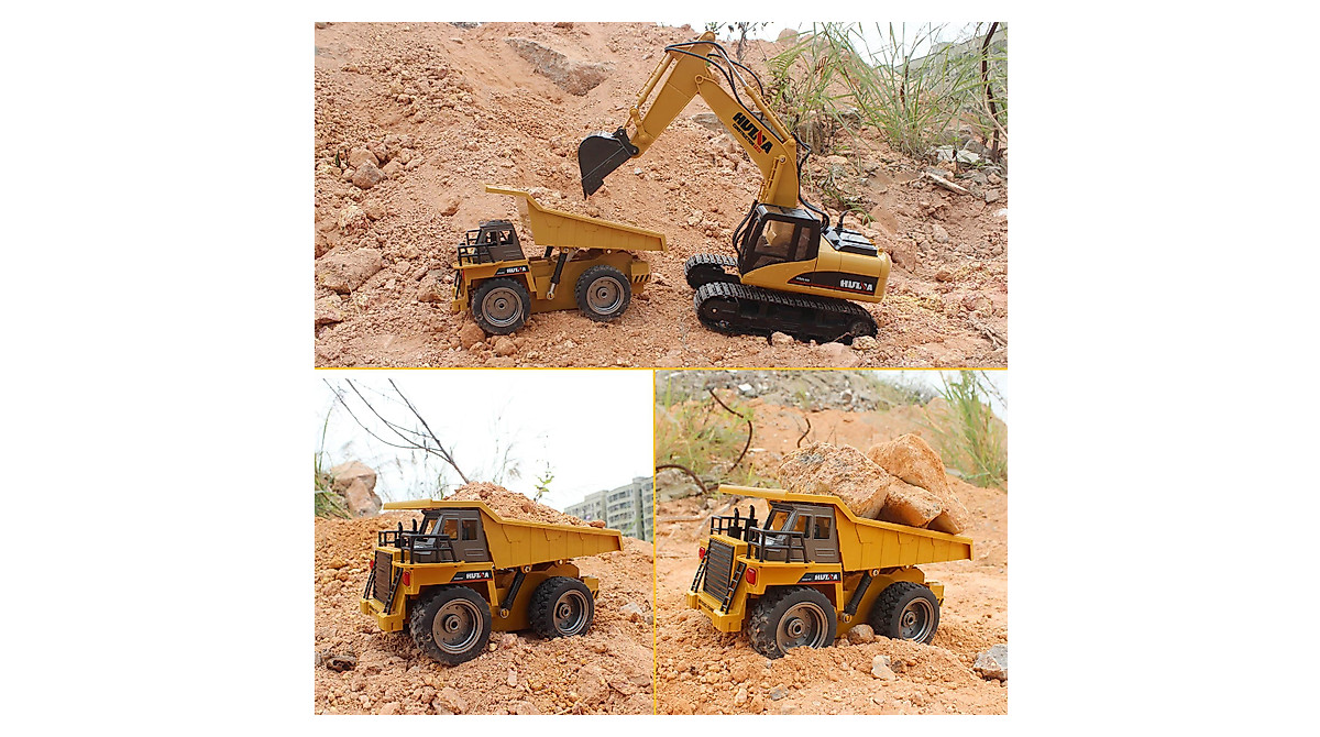 Fisca 9 Channel Remote Control Dump Truck for Kids