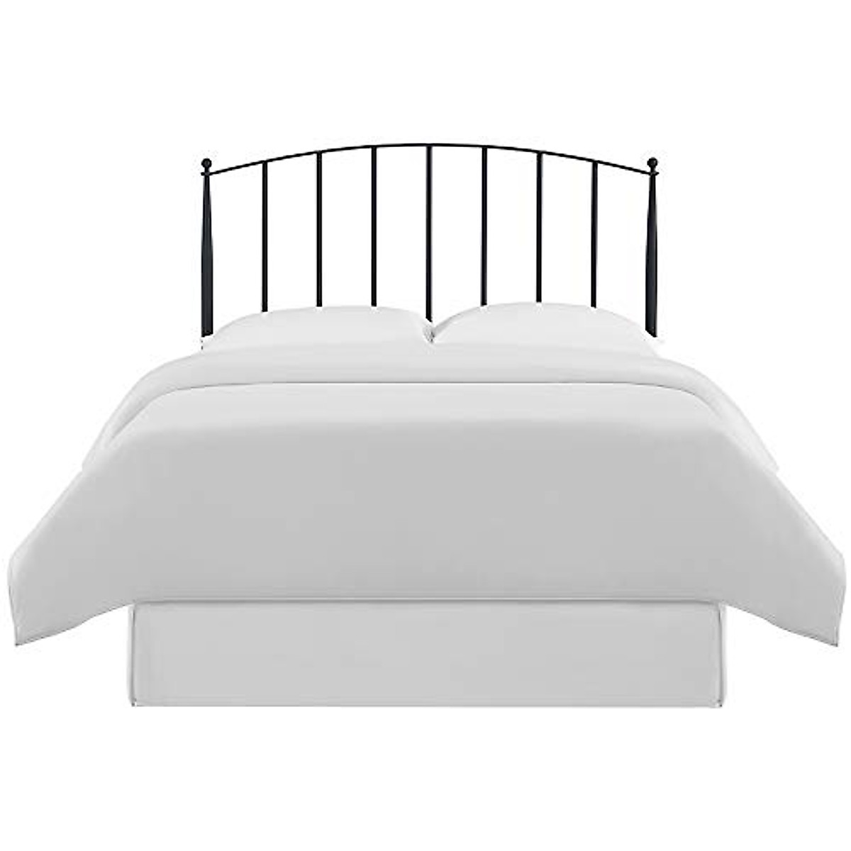 Crosley Furniture CF91002-601BK Whitney Arched Metal Headboard, King, Black