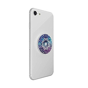 PopSockets: PopGrip Expanding Stand and Grip with a Swappable Top for Phones & Tablets - Cornflower Chakra