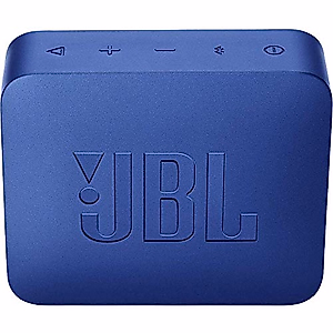 JBL GO2 Portable Bluetooth Speaker with Rechargeable Battery, Waterproof, Built-in Speakerphone, Blue