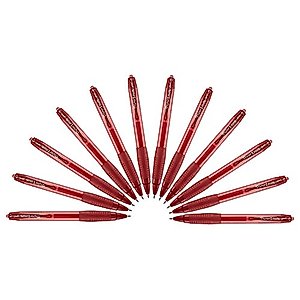 Paper Mate 1746326 Gel Pens, Medium (0.7mm), Red, 12 Count