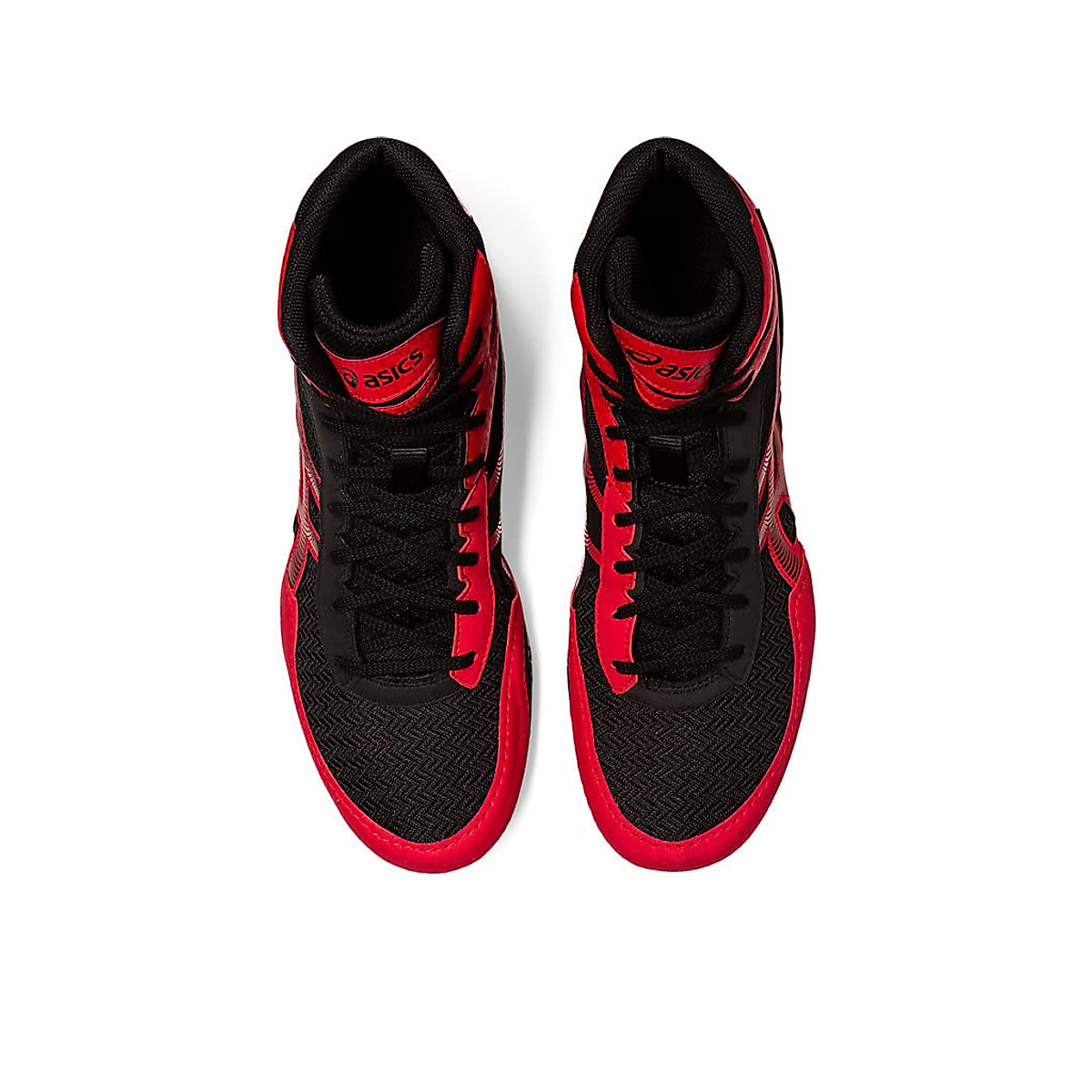 ASICS Men's MATCONTROL 3 Wrestling Shoes, 10.5, Black/Classic RED