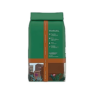 Starbucks Ground Coffee—Medium Roast Coffee—Decaf Pike Place Roast—100% Arabica—3 bags (12 oz each)