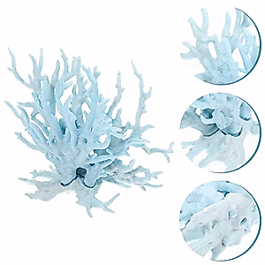 POPETPOP Vivid Coral Figurine Decorative Coral Sculpture Aquarium Coral Ornament Fish Tank