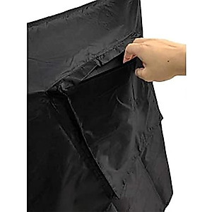 Rolling Cooler Cart Cover 420D Waterproof Patio Cooler Cart Cover Patio Cooler Cover with UV Coating Patio Ice Chest Protector for Outdoor Rolling Beverage Cart 37.4 x 19.68 x 36.22Inch Black