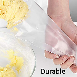 20Pcs Piping Bags,12Inch Disposable Pastry Bags,Use for Cream Frosting,Cookie Cake Decorating Supplies