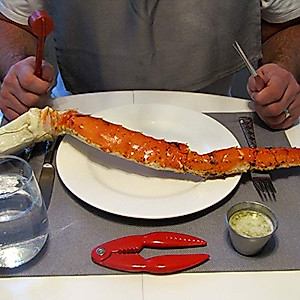 Treasure Gurus Stainless Steel Lobster Fork Crab Pick Seafood Scoop Tool Shellfish Kitchen Utensil