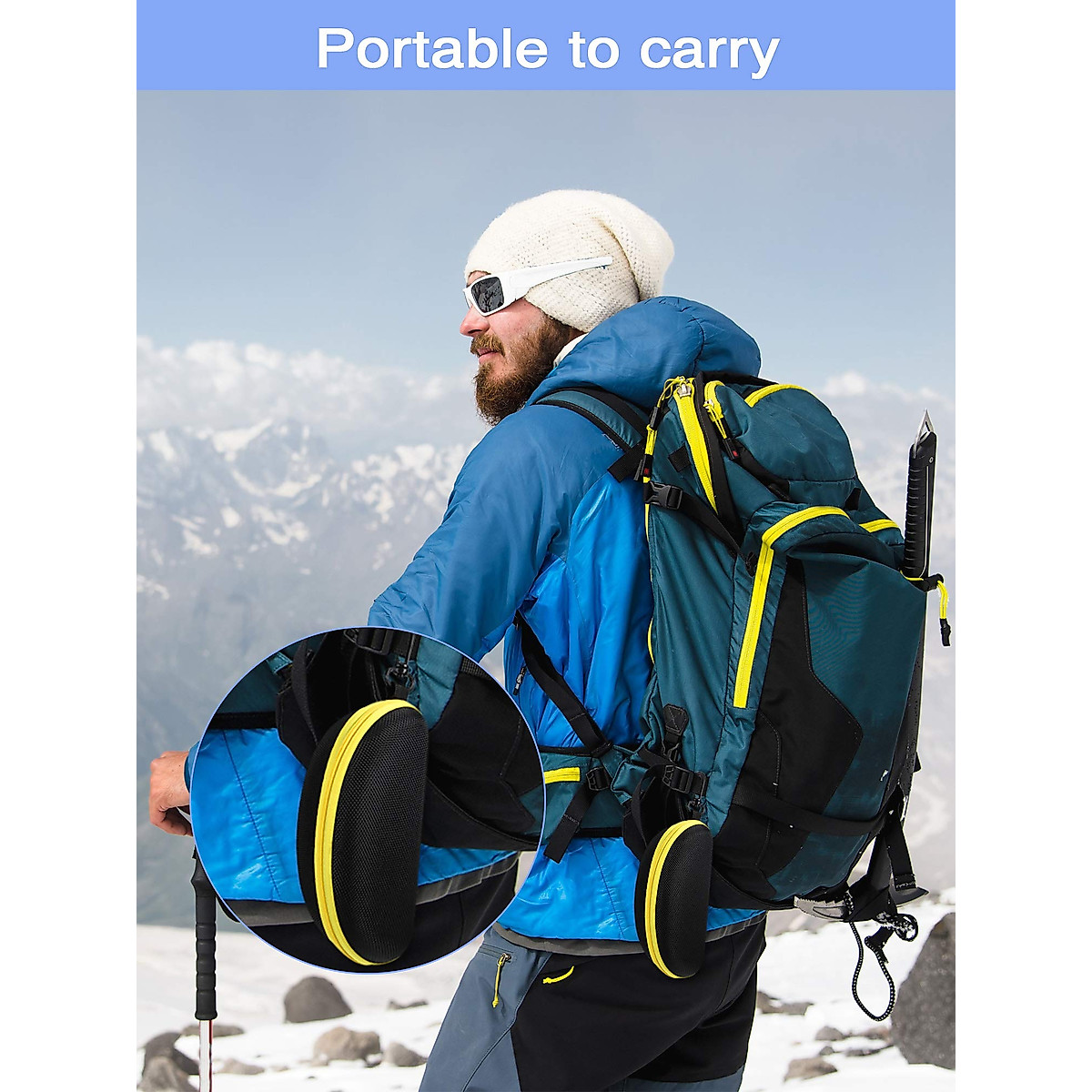 Frienda 6 Pack Sunglasses Glasses Case Portable Hard Sunglasses Case Travel Zipper Eyeglass Case Sunglasses Travel Case with Cloth and Hook, 6 Colors